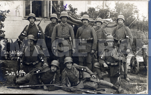 W1p12d German Jager detachment in July of 1917 psd